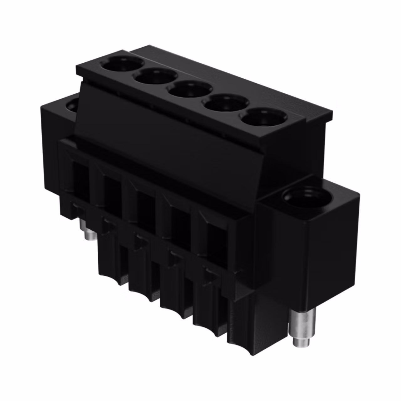 3.81mm Pitch Eurostyle Vertical Plug, with Retention Screws, Rear Wire Entry, 5 Circuits for sale