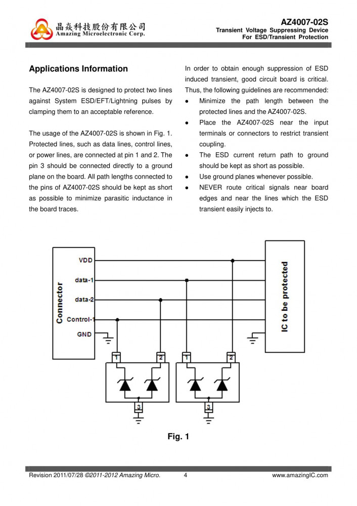 AZ4007-02S datasheet page 4