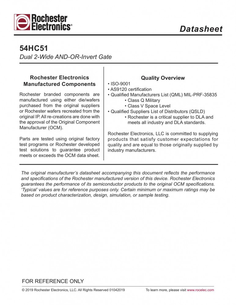 54HC51J/B technical document page 2