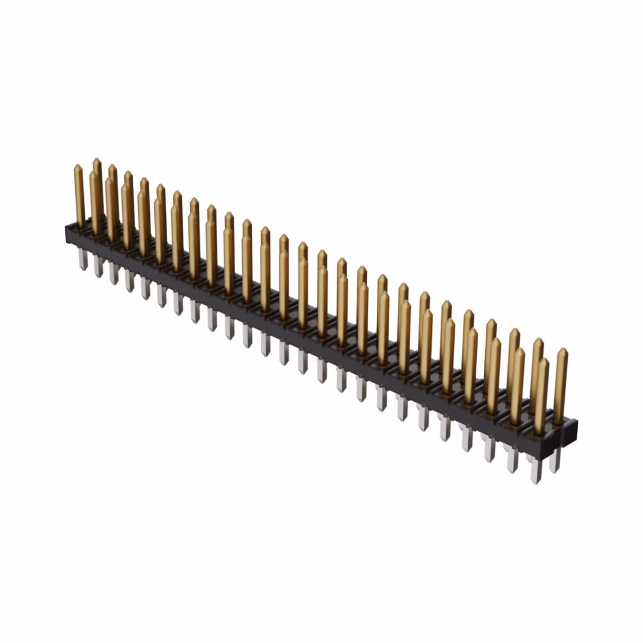 2.00mm Pitch Milli-Grid Header, Vertical, Through Hole, 50 Circuits, 0.38µm Gold (Au) Plating, Mating Pin Length 5.50mm, Tail Length 2.60mm, Tray, Lead-Free for sale