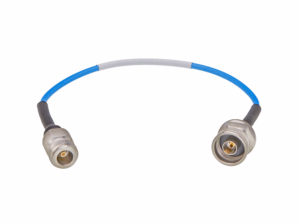Cardinal Flex N Straight Plug to N Straight Plug on MX 204 Cable, 304.80mm Length, 50 Ohms