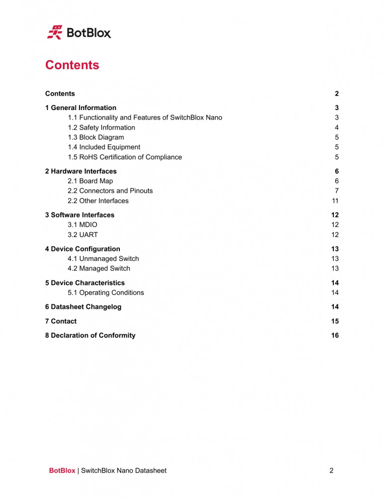 SwitchBlox Nano datasheet page 2