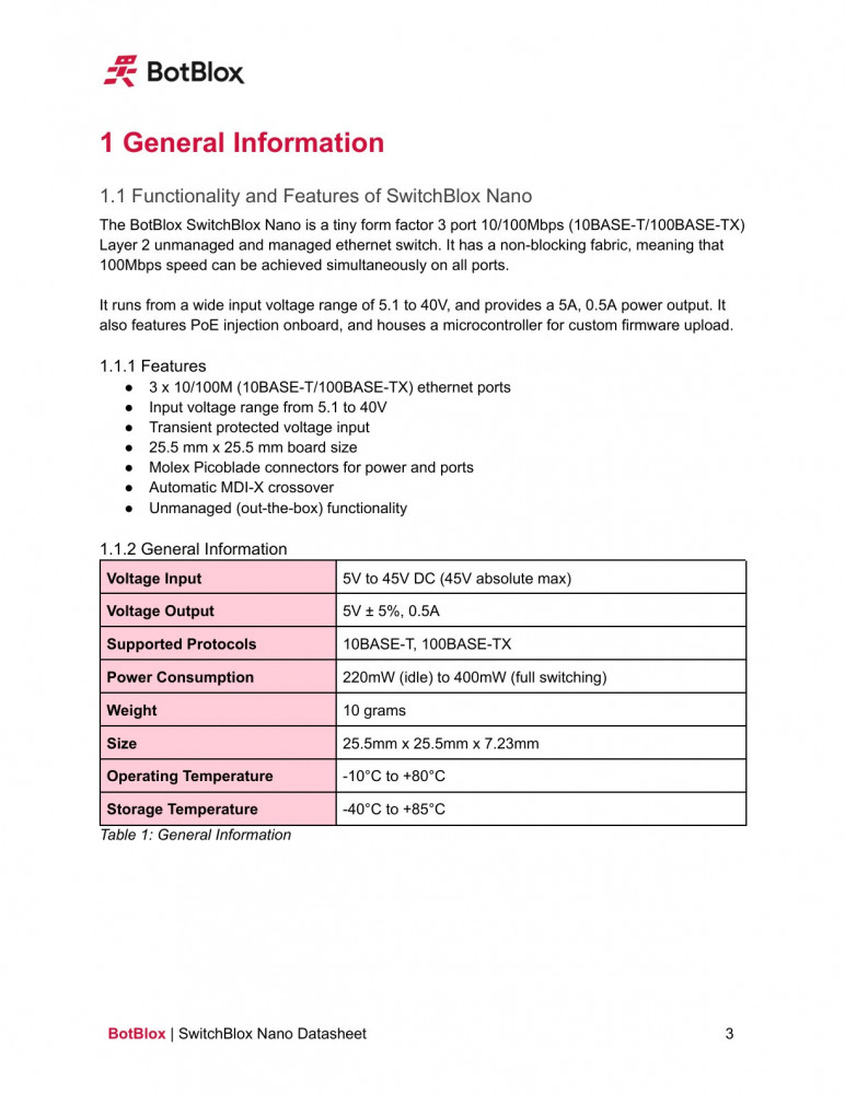 SwitchBlox Nano datasheet page 3