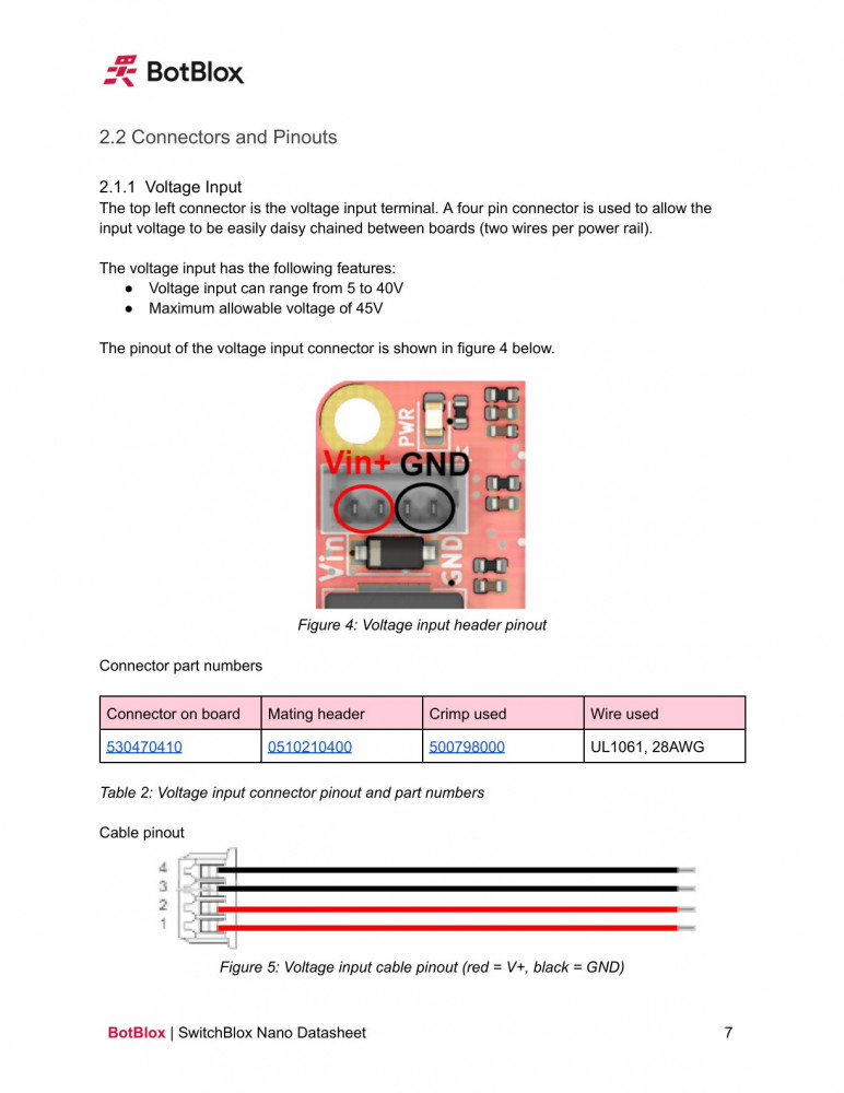 SwitchBlox Nano datasheet page 7
