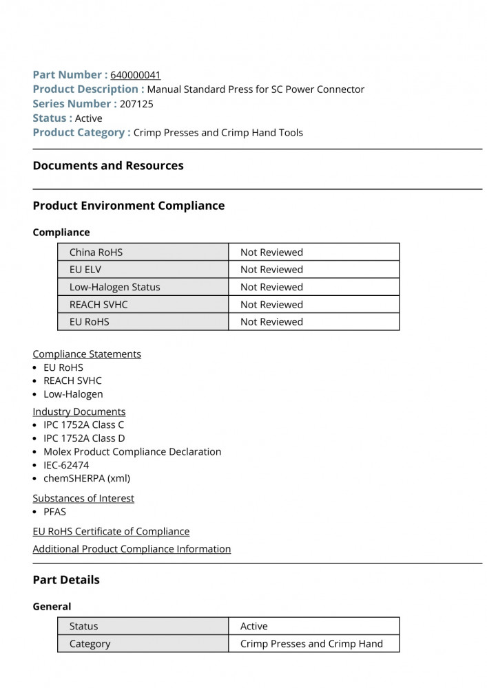 640000041 technical document preview, page 1