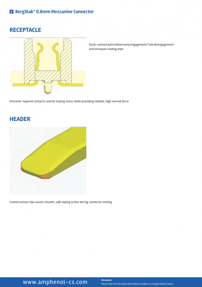 Amphenol BergStak technical document page 3