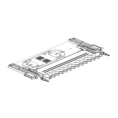 Right splice-patch cassette 24 fibers - single-mode - LC/APC for sale