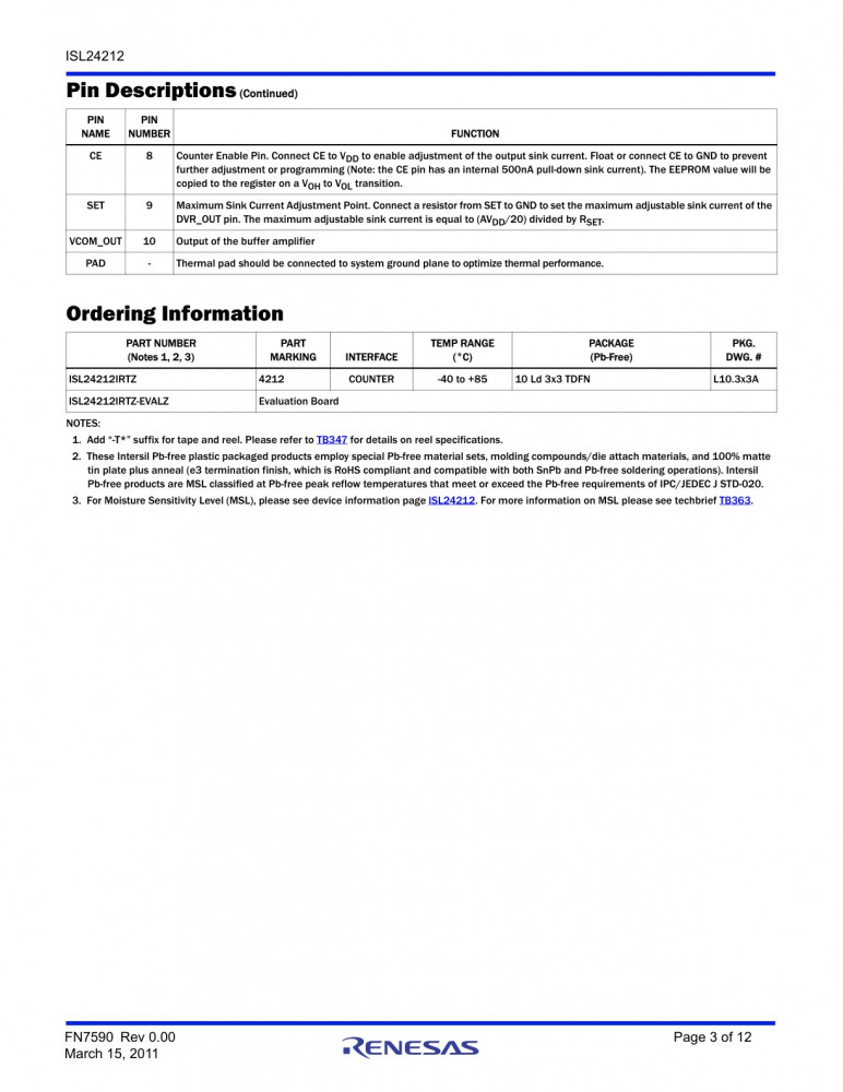 ISL24212 technical document page 3