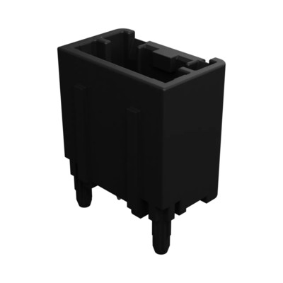 Mini50 Unsealed Vertical Header, UL 94 HB, Single Row, 4 Circuit, Polarization Option A, Black, Tube for sale