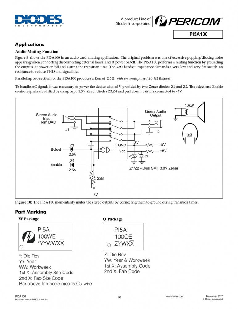 PI5A100QEX datasheet page 10
