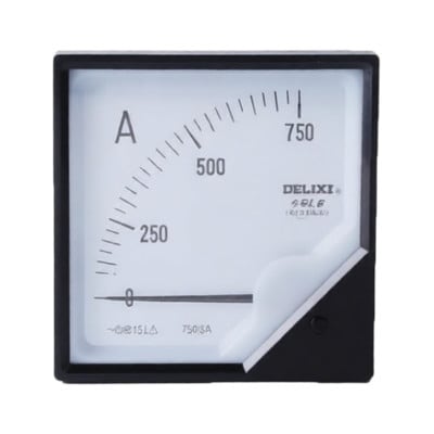 Delixi Electric 42L6A75G4 Analog Ammeter Panel Gauge