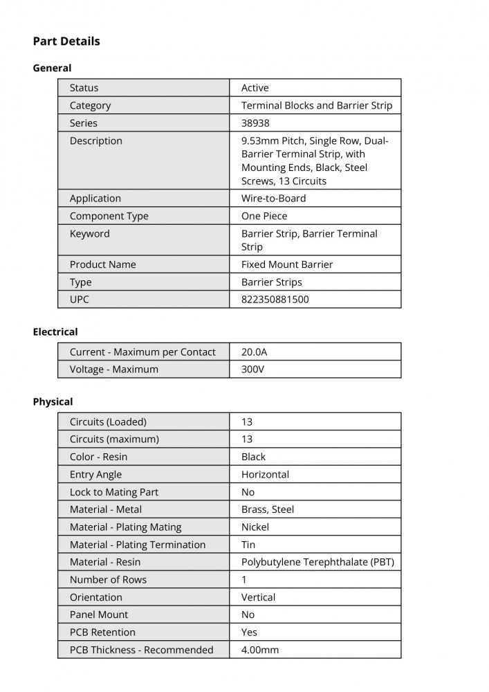 MOLEX 389380013 technical document, page 2