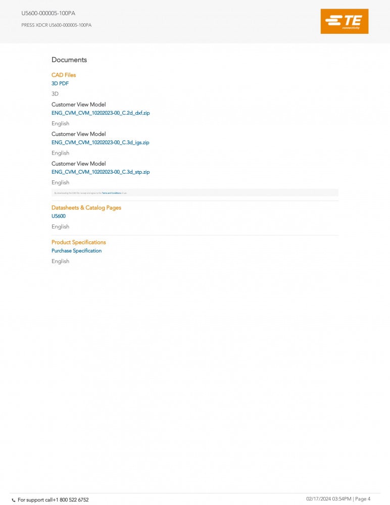 U5600 technical document page 4