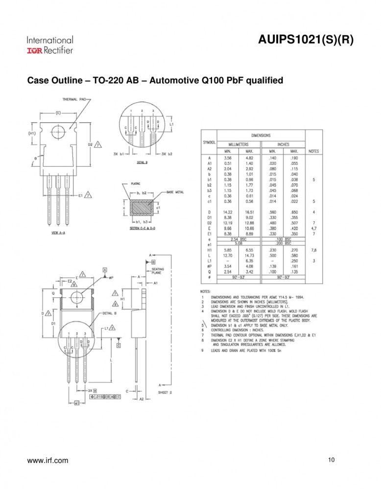 AUIPS1021STRL datasheet page 10