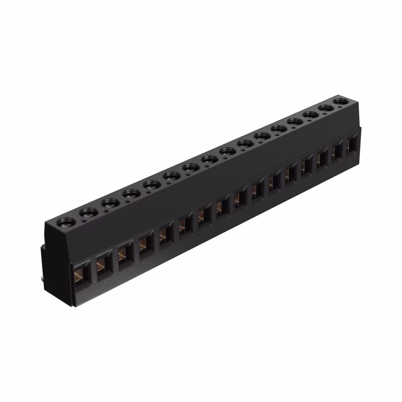 5.08mm Pitch Horizontal Fixed Mount PCB Terminal Block, 16 Circuits for sale