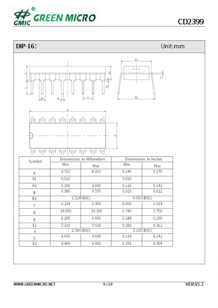 CD2399ES datasheet page 9