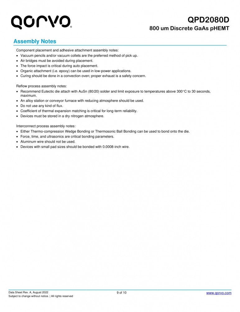 QPD2080D datasheet page 9