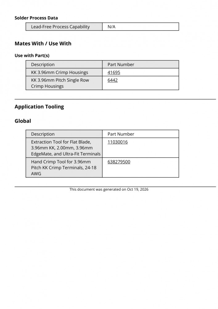 Molex Trifurcon product specification page 3