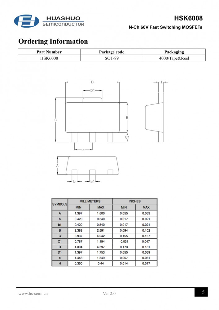 HSK6008 datasheet page 5