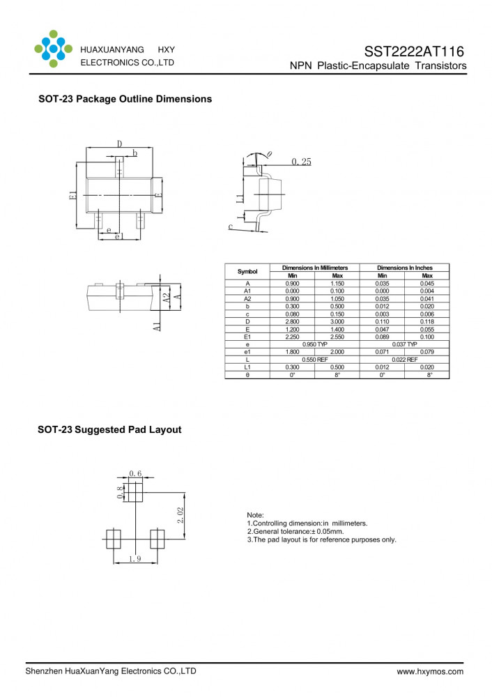 SST2222AT116-HXY datasheet page 4