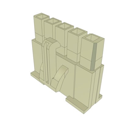 Samtec IPBD-05-S Rectangular Connector Housing for sale