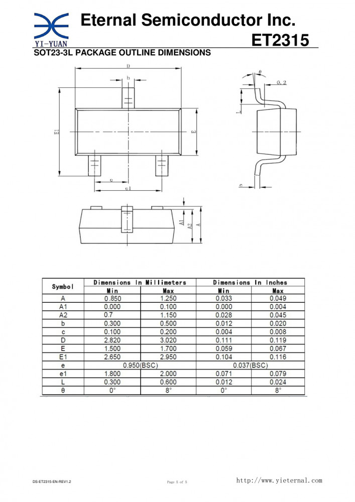 ET2315 datasheet page 5