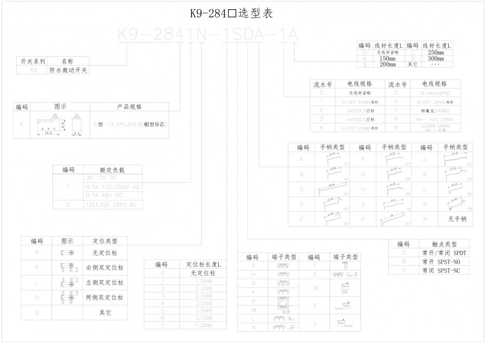 K9-2841L-6HDA technical drawing page 2