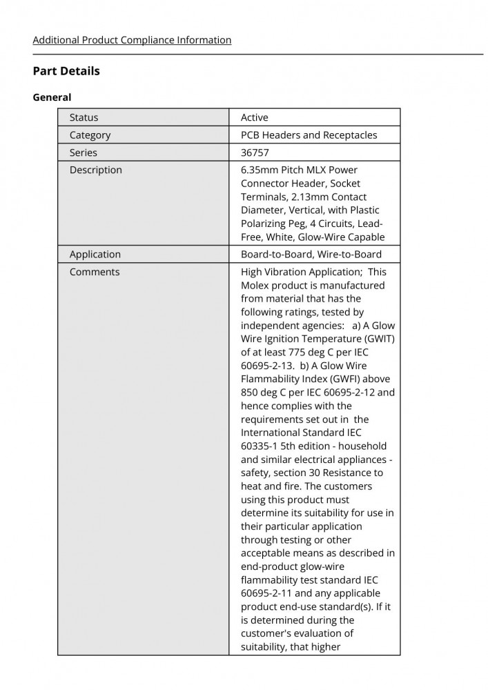 Product document page 2
