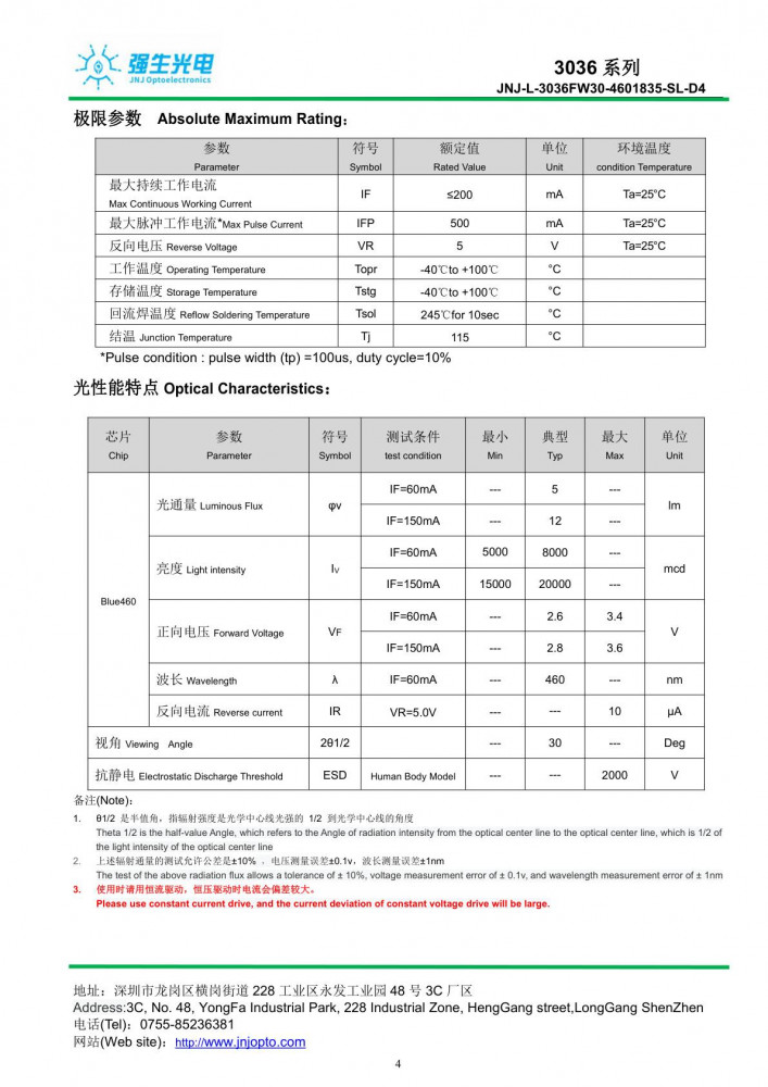 JNJ-L-3036FW30-4601835-SL-D4 datasheet page 4
