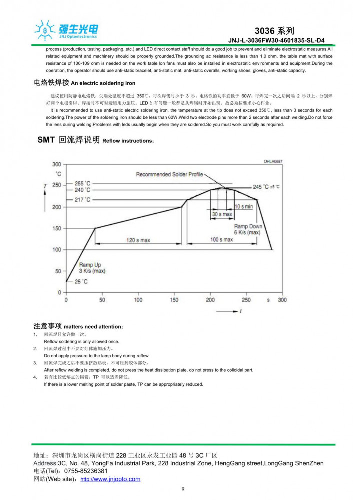 JNJ-L-3036FW30-4601835-SL-D4 datasheet page 9