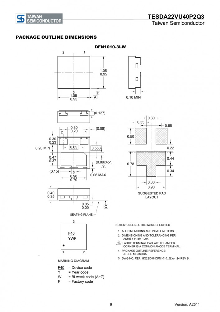 TESDA22VU40P2Q3 datasheet page 6