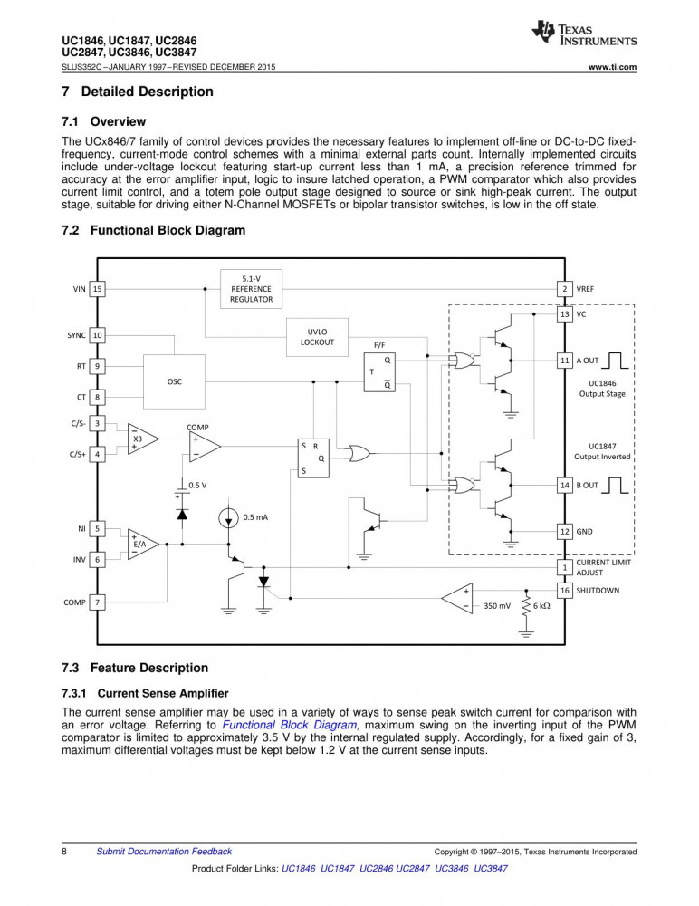 UC1847 datasheet page 8