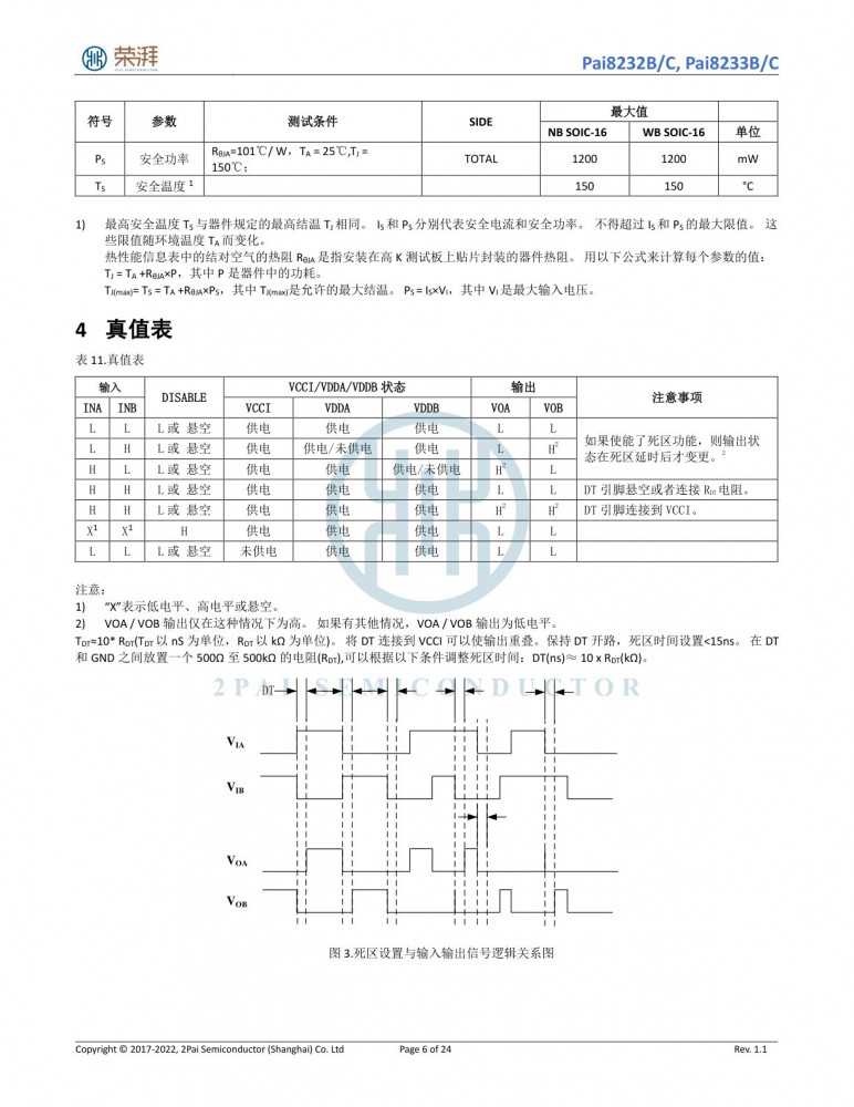 Pai8233C-S1R datasheet page 6