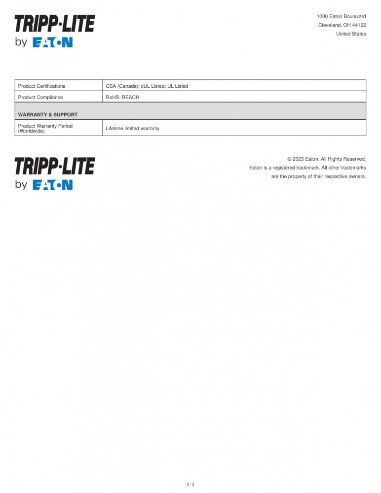 P006AB-015-HG technical document page 3