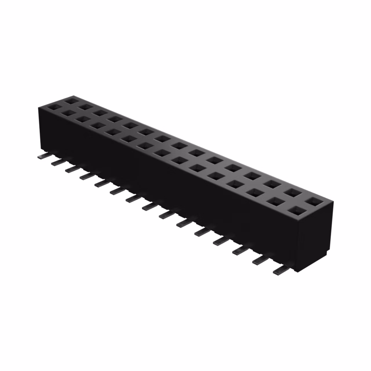 2.00mm Pitch Milli-Grid Receptacle, Surface Mount, Top Entry, 0.38µm Gold (Au) Plating, with Locating Pegs, 30 Circuits, Lead-Free, Tube for sale
