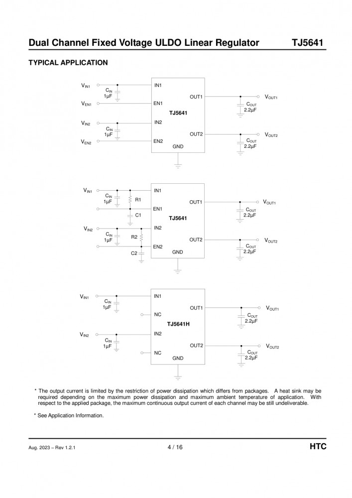 TJ5641 datasheet page 4