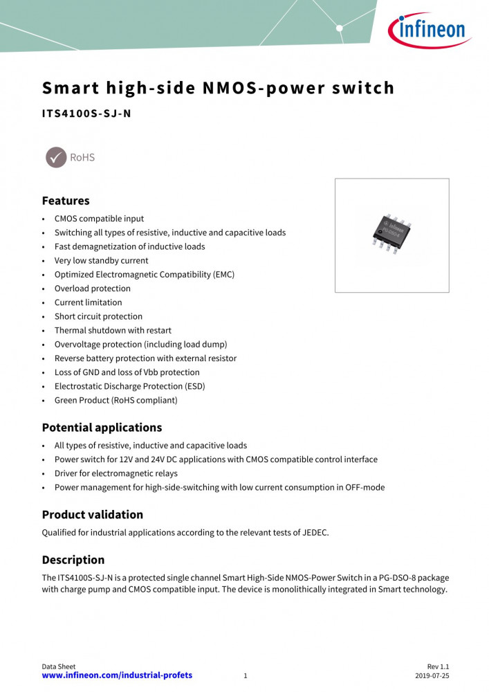 ITS4100S-SJ-N datasheet page 1