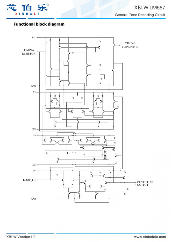 XBLW LM567CM datasheet page 3