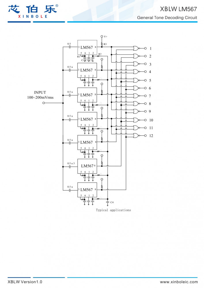 XBLW LM567CM datasheet page 7