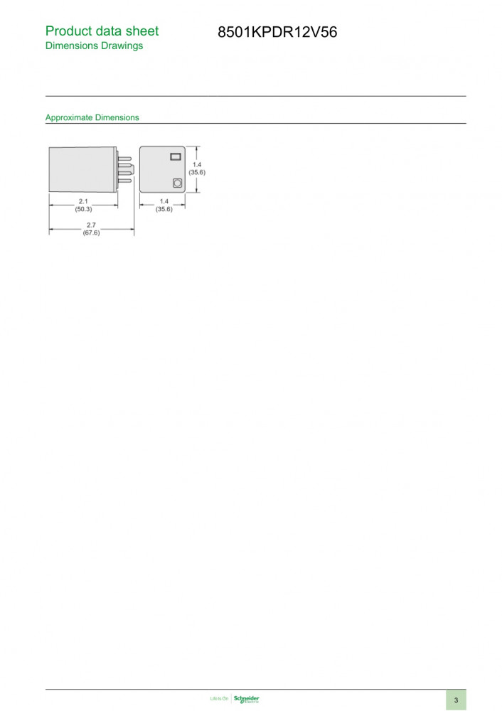 8501KPDR12V56 technical document page 3