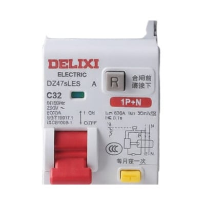Delixi Electric DZ47SLEN2D32 Miniature Residual Current Circuit Breaker