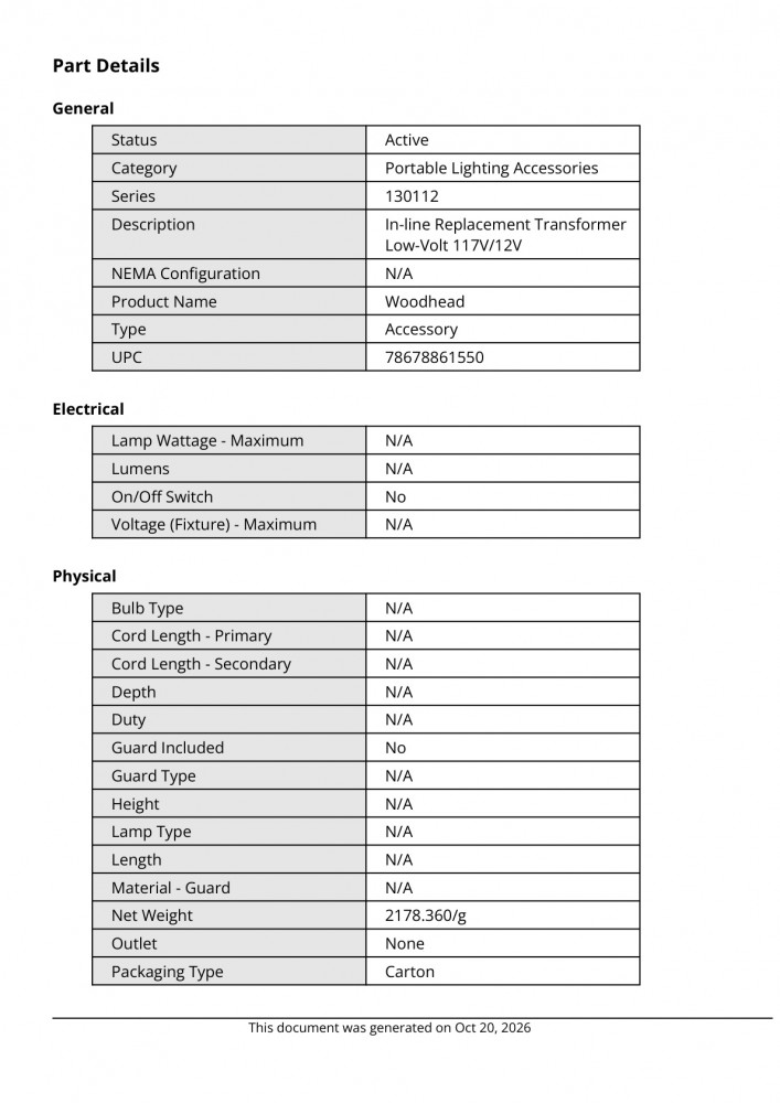 Product document preview, page 2