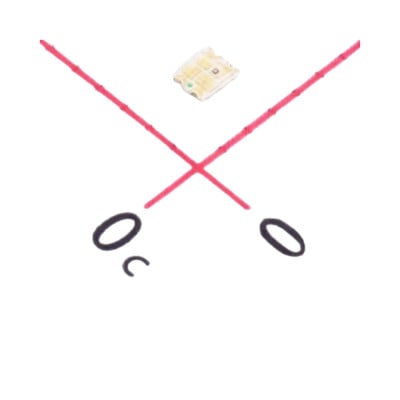 Amicc A-SP1943CR6GHB1C-C01-2T Discrete LED Indication Chip