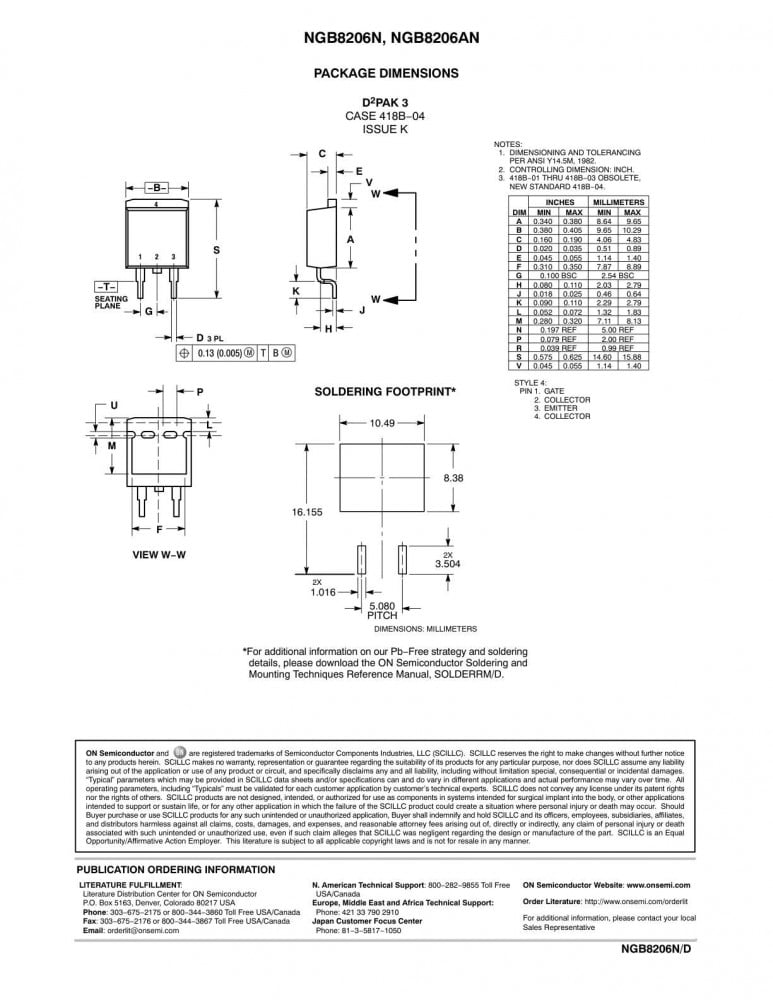 NGB8206ANTF4G datasheet page 8
