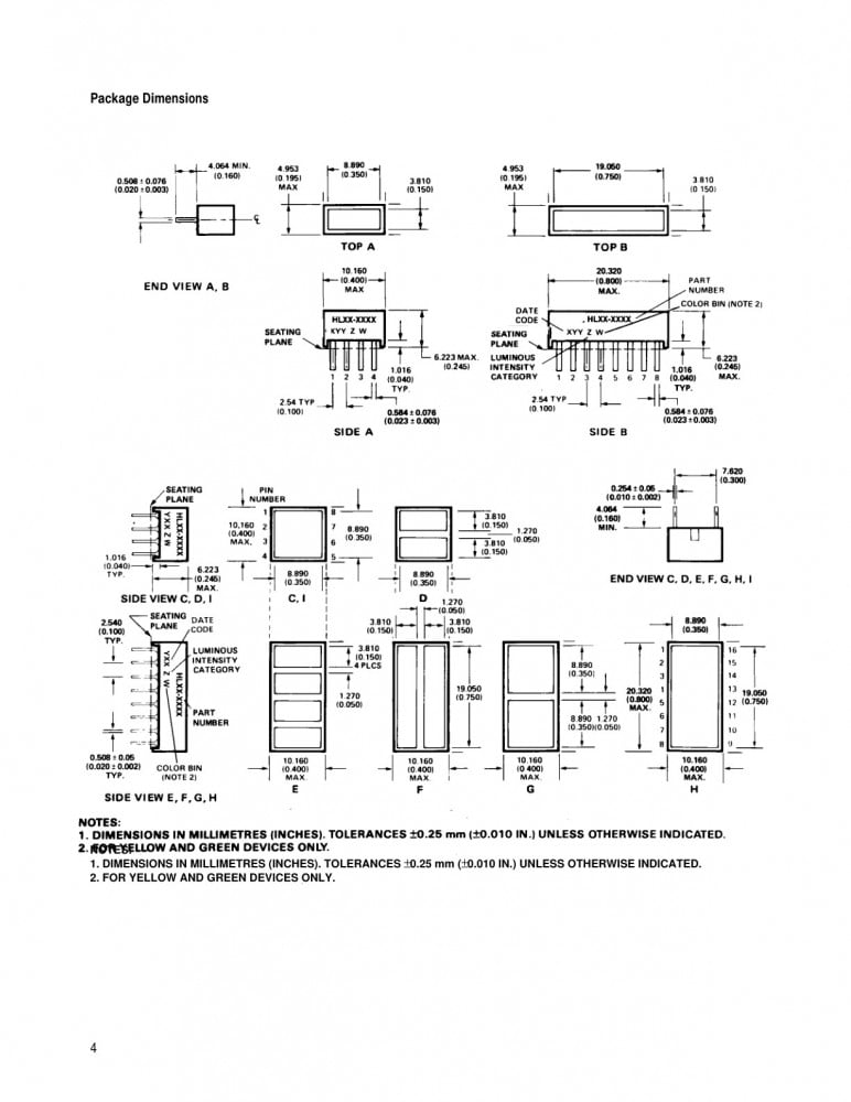 HLMP-2600 datasheet page 4