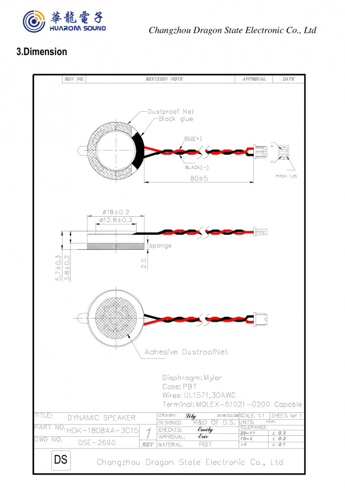HDK-1808AA-3C15 reliability page 1