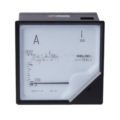 Delixi Electric 42L6A5000 Analog Ammeter Panel Gauge for Electrical Current Measurement