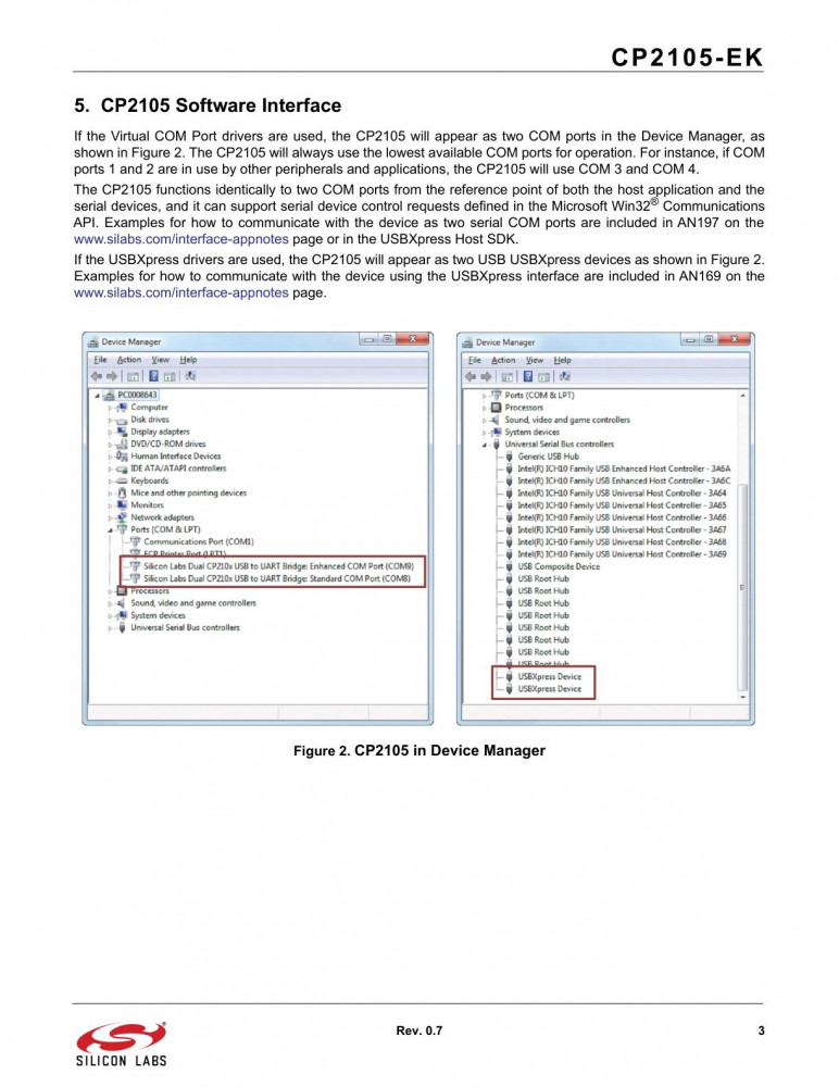 CP2105EK document page 3