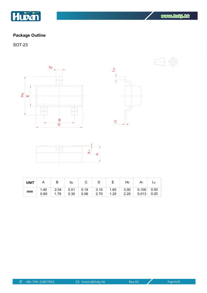 BAT54C datasheet page 3
