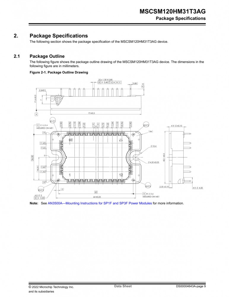 MSCSM120HM31T3AG document page 9